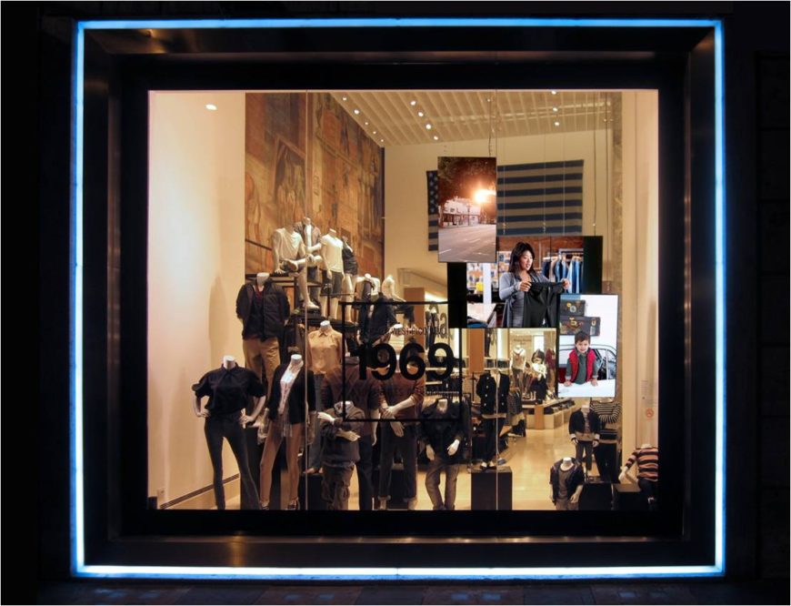 Whispering Window - GAPs flagship store - Rome - Feonic Invisible ...